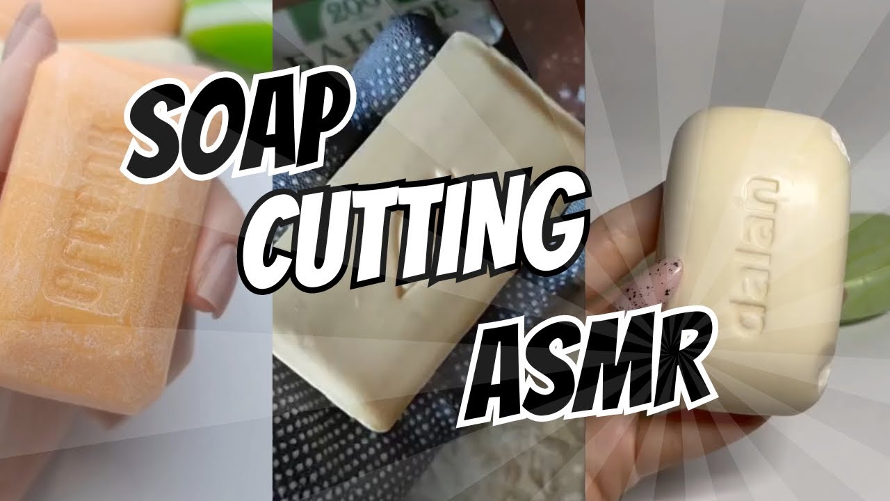 2X ASMR Soap Cutting / Relaxing Sounds / ASMR No Talking - YouTube