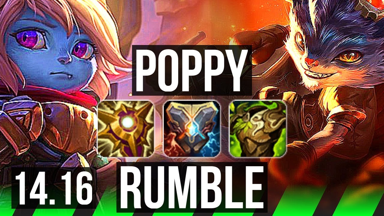 POPPY vs RUMBLE (JGL) | 6/1/14, 500+ games, Dominating | NA Master | 14 ...