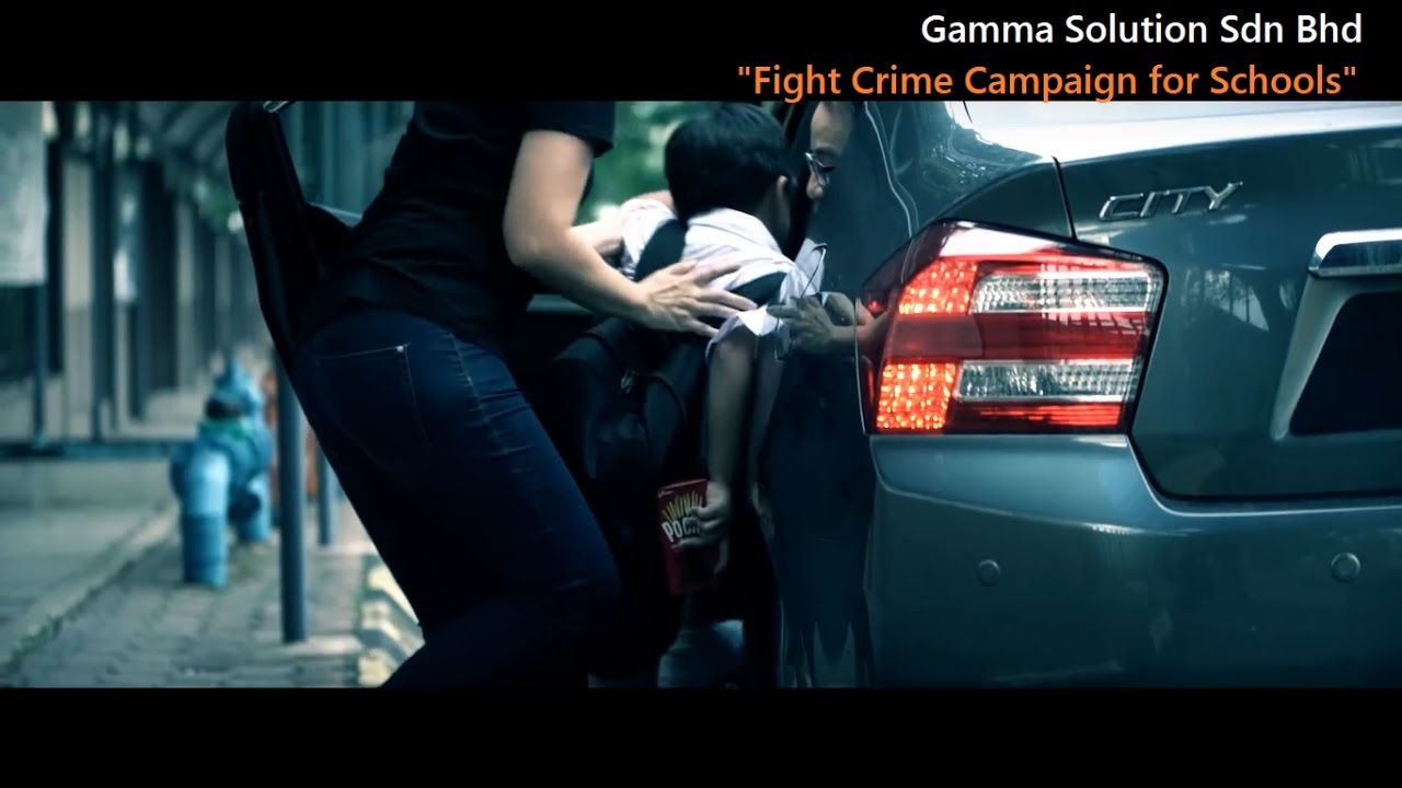 Gamma CSR Fight Crime Campaign For School - YouTube