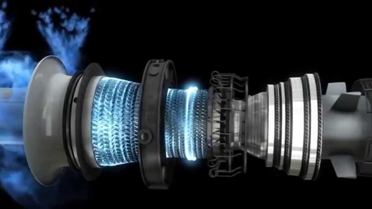 Render Central de Turbina de Gas - YouTube
