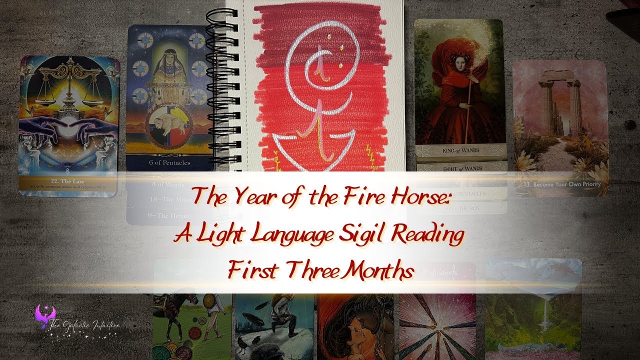 Year of the Fire Horse Light Language Sigil Reading - First Three ...