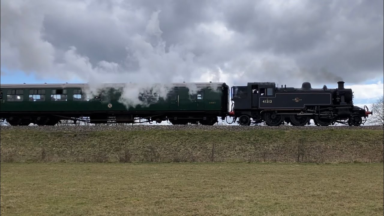 BR Ivatt Class 2MT Tank No 41313 (Mickey Mouse Tank) @ Bluebell’s ...