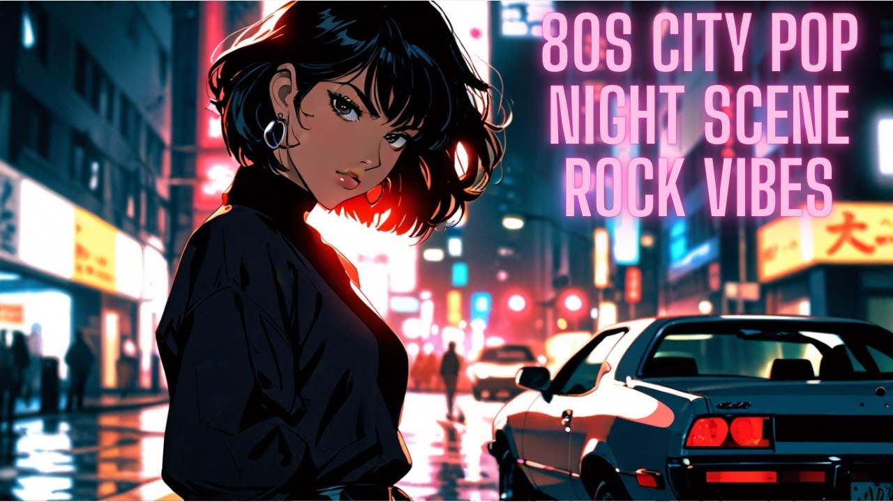 【Work & Study BGM】80s city pop night scene rock Vibes - YouTube