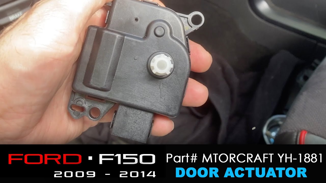 2009 - 2014 Ford F150 Door Actuator (CLICKING SOUND FROM DASH) - YouTube