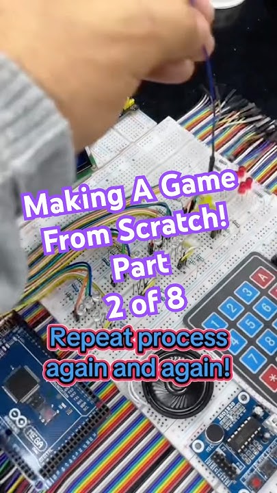 (2/8) Build your own reaction game from scratch! Arduino, LEDs, buttons—next step robotics! # ...