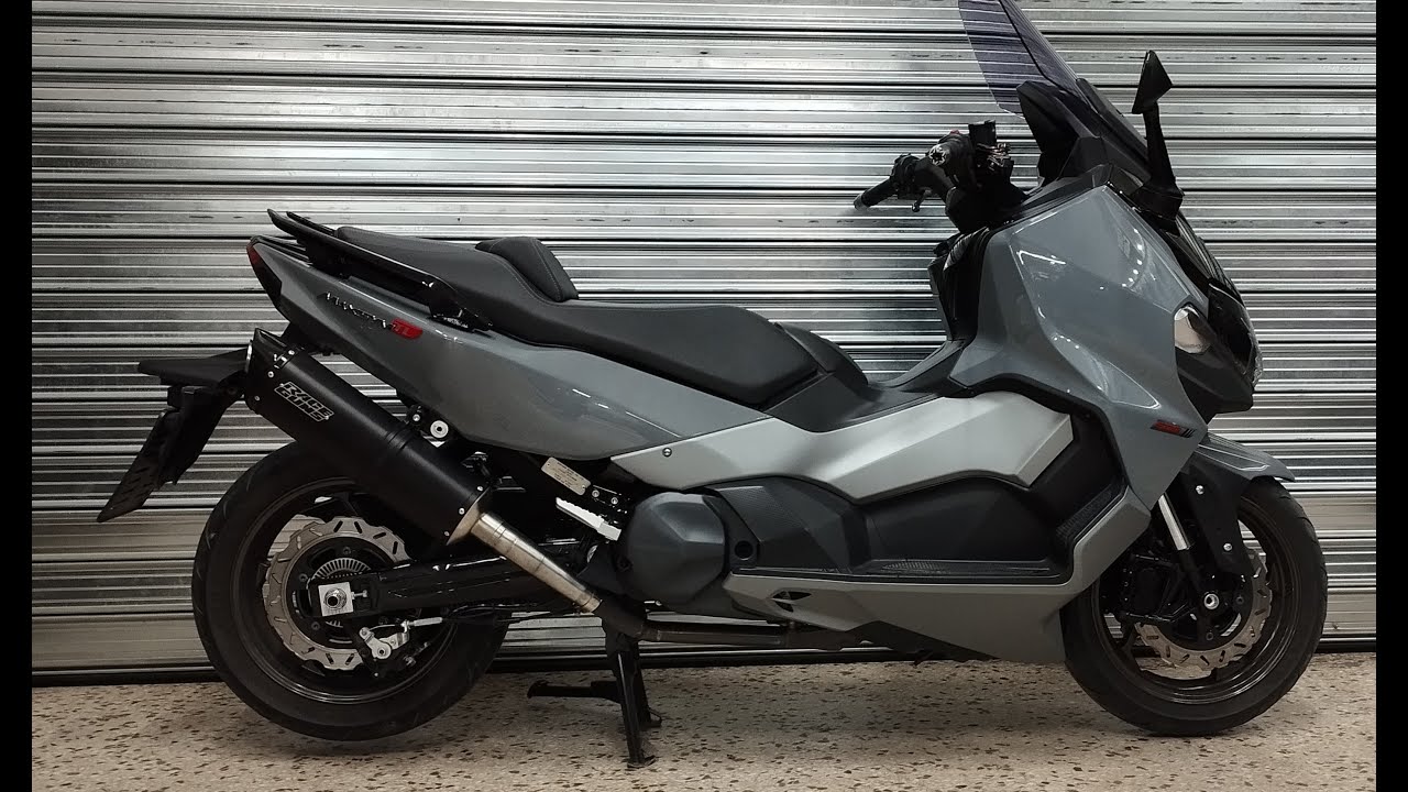 Race Guns Exhausts SYM MAXSYM TL 508 - YouTube