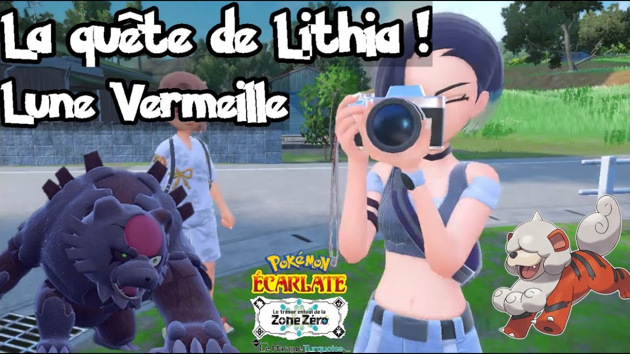 Obtenir Lune Vermeille ! La quête de Lithia la photographe ! Pokémon ...