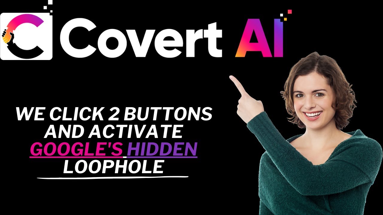 Covert A.I Demo - We Click 2 Buttons And Activate Google's Hidden ...