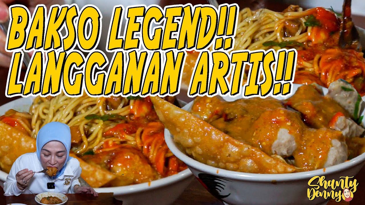 BAKSO LEGEND!! LANGGANAN PARA ARTIS!! MIE BAKSO YUNUS!! - YouTube