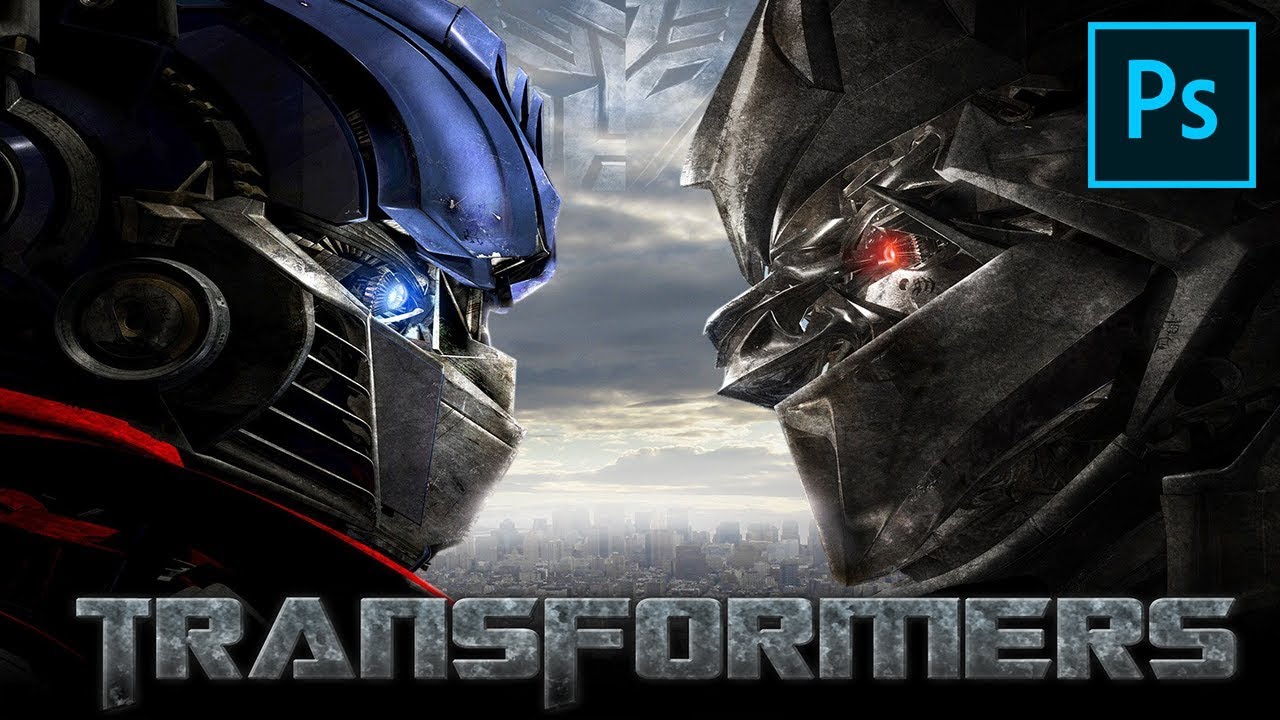 TRANSFORMERS efecto de texto con photoshop tutorial (2020) - YouTube