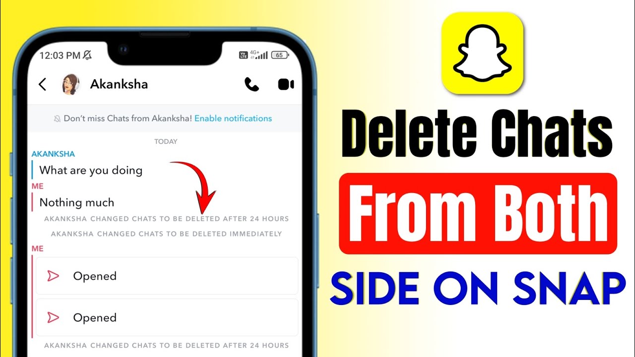How to Delete Chat on Snapchat from both sides 2026 | How to Delete all ...