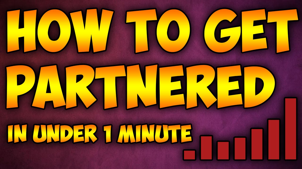 How To Get Partnered On Youtube In 1 Minute! (2016) - YouTube