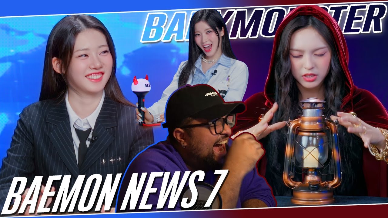 BABYMONSTER 'BAEMON NEWS 7' REACTION | MONSTIEZ & A LIGHT STICK 😍 - YouTube