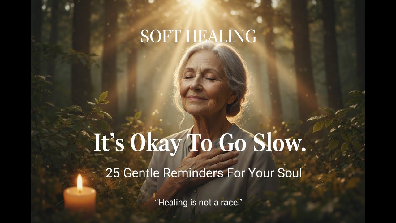 SOFT HEALING It’s Okay to Go Slow — Gentle Reminders for Emotional ...