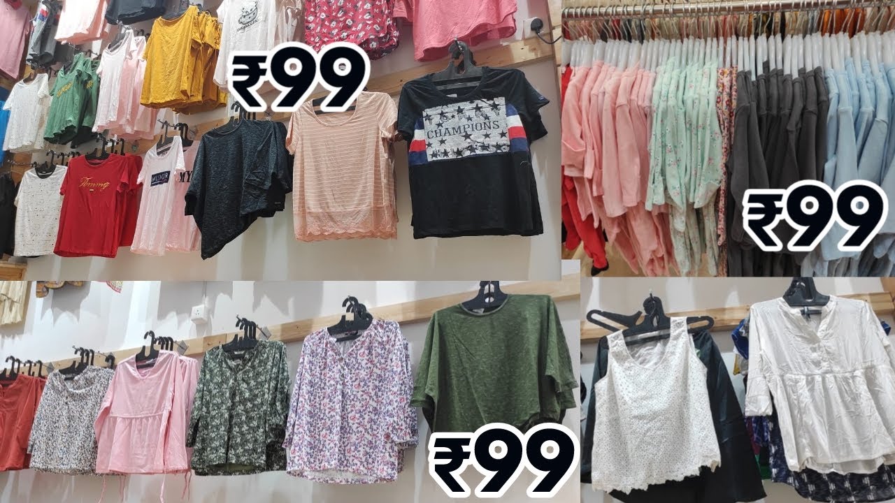 Western Tops Starts Rs 99 | T Shirts | Western Wear | 99 Store | - YouTube