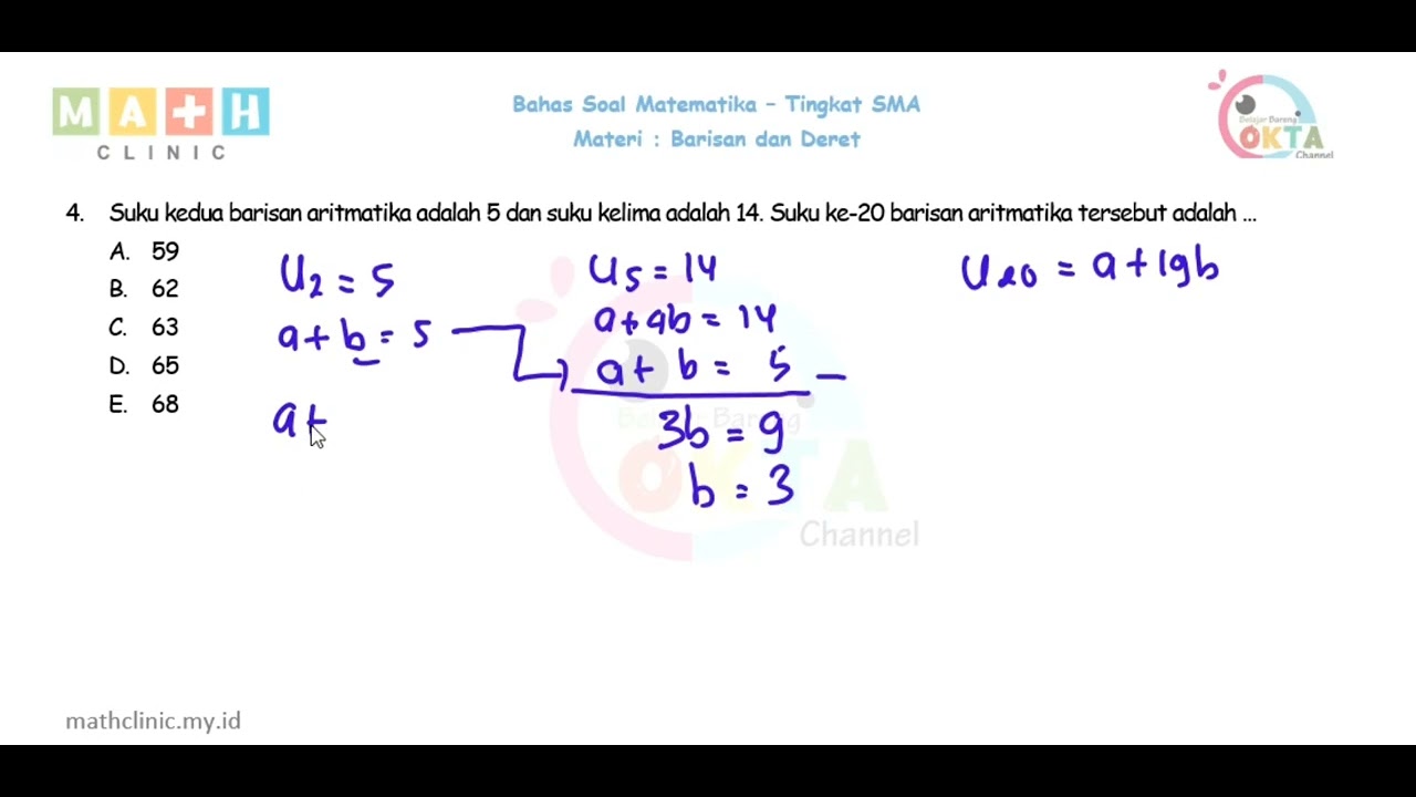Suku Kedua Barisan Aritmetika Adalah 5 Dan Suku Kelima Adalah 14 Suku suku-kedua-barisan-aritmetika-adalah-5-dan-suku-kelima-adalah-14-suku