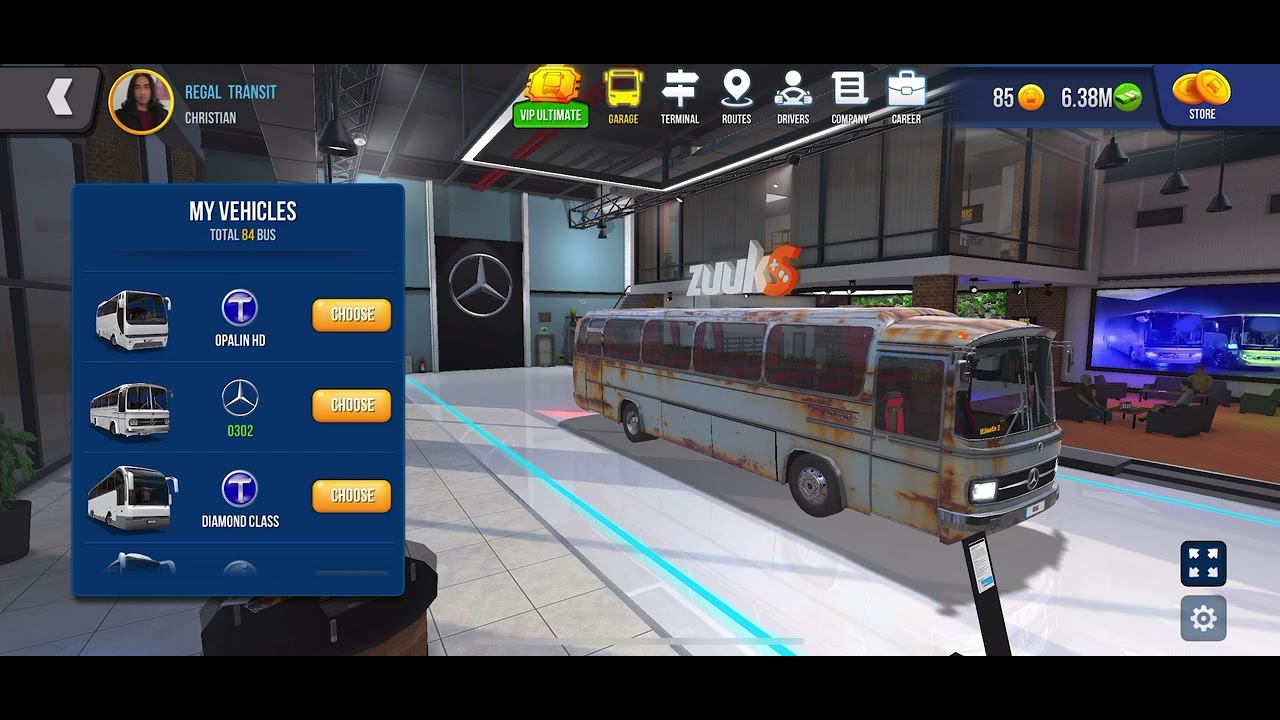 Bus Simulator: Ultimate (Custom Skin - Mercedes-Benz 0302) - YouTube