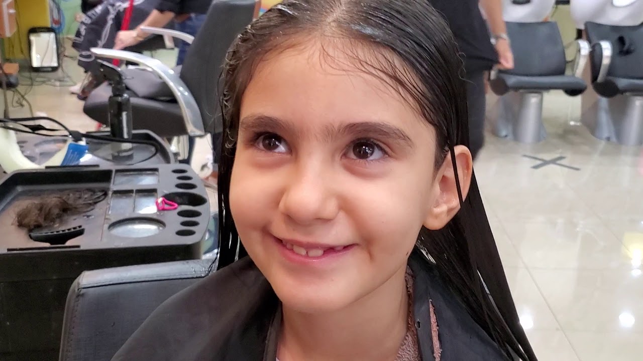 Sarah Issa first haircut May 16 2020 - YouTube
