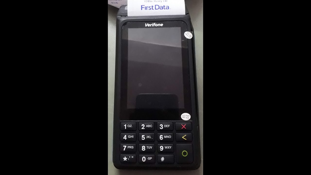 Verifone V240m 3G Using ( First Data ICICI ) - YouTube