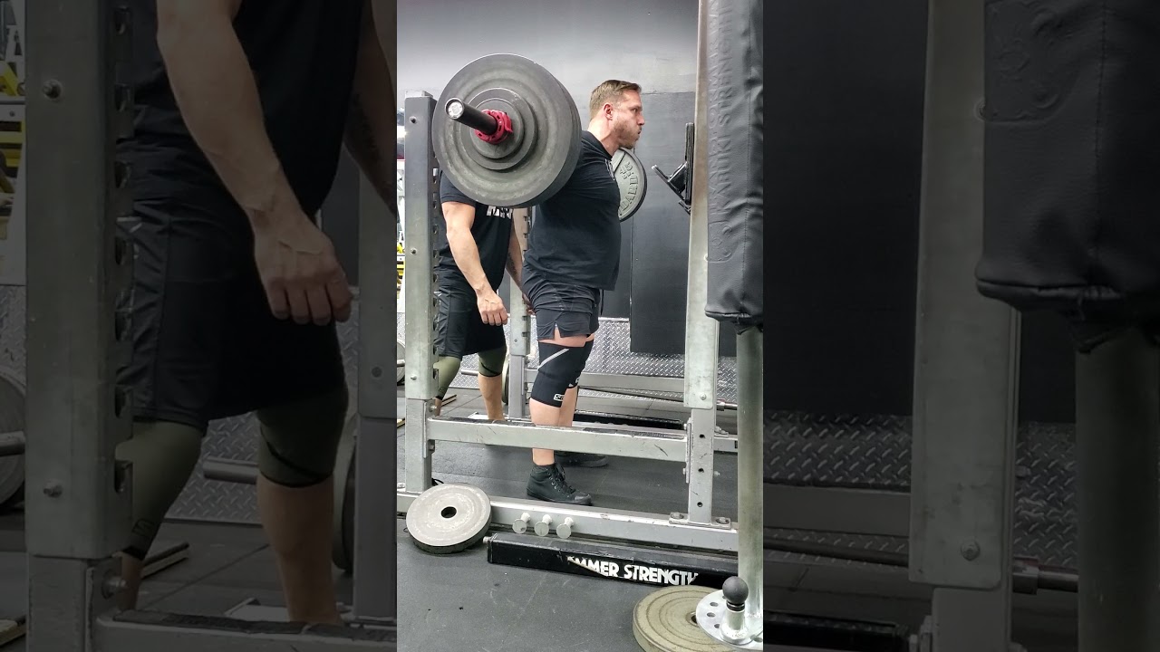 Pause Squats 350 x 4 (325 x 12 x 10 x 8 and 330 x 6 prior – 3 min timed ...