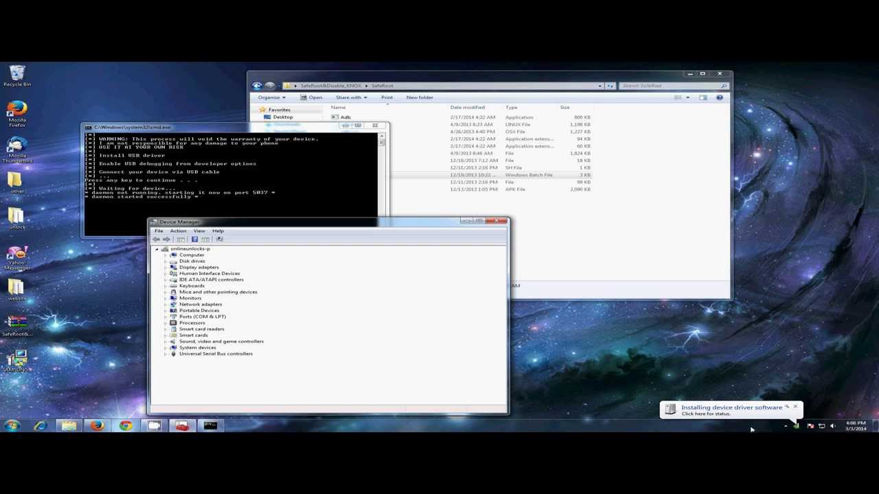 Android 4.3 safe root and knox disable for Galaxy S4 i337 M919 i537 S3 ...