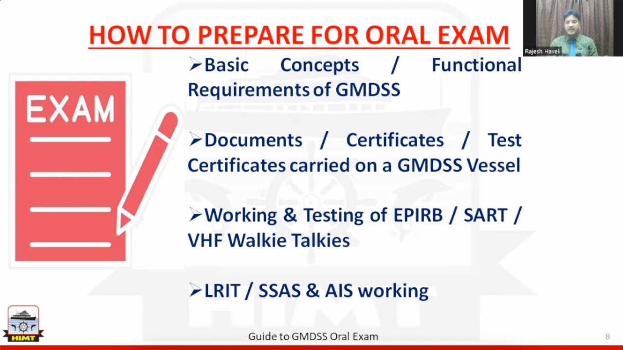 Guide to GMDSS Oral Examination | H.V. Rajesh - YouTube