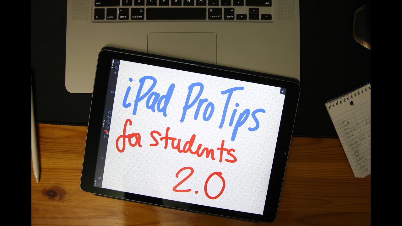 iPad Pro Tips for Students - 2.0 - YouTube