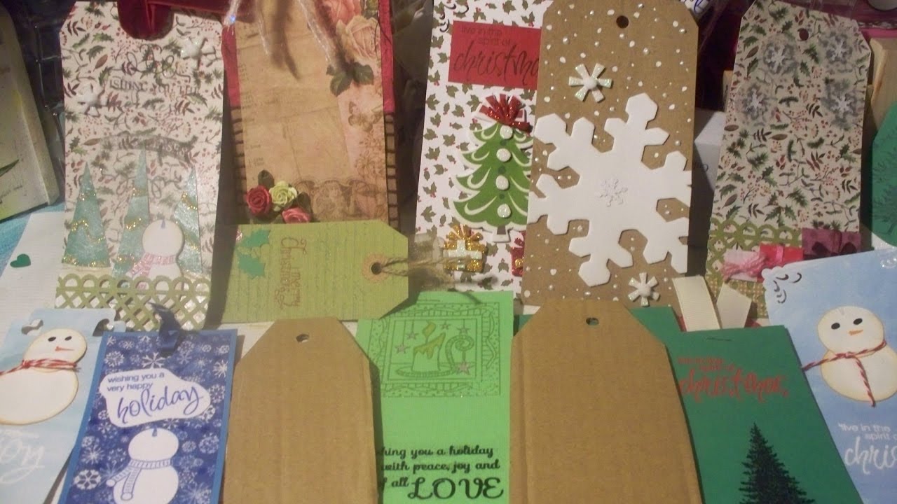 DIY gift tags --some tips on getting started --make your own gift tags ...