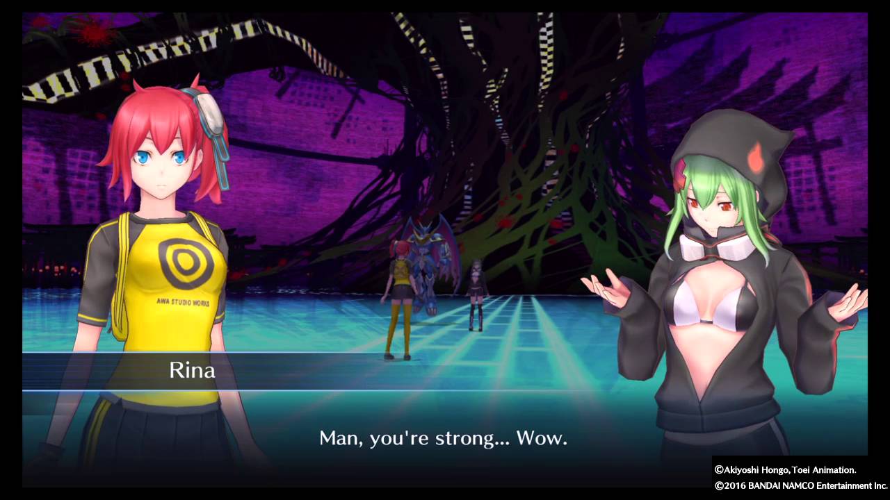 DIGIMON STORY CYBER SLEUTH Rina's Challenge - YouTube