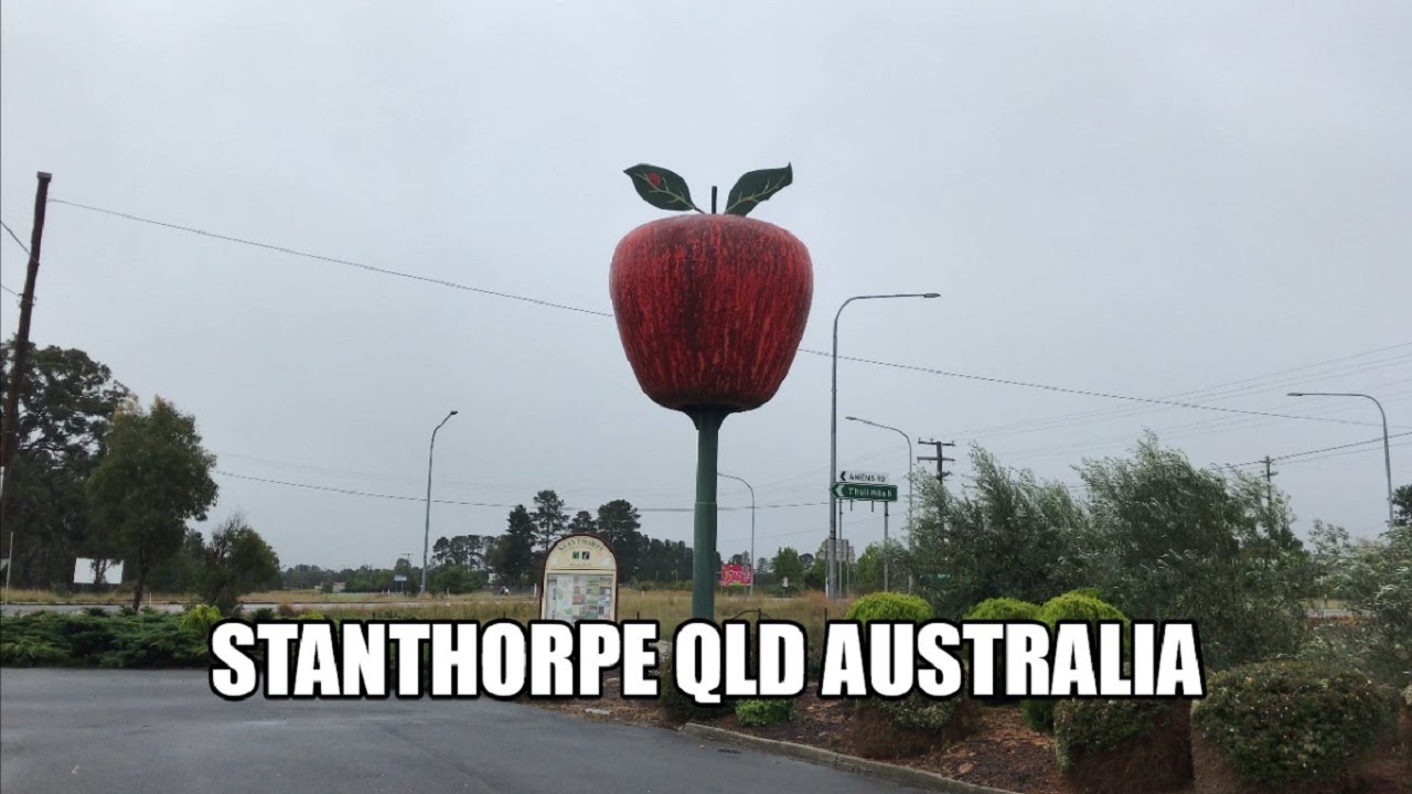 Stanthorpe Queensland Australia, The Big Apple Icon. - YouTube