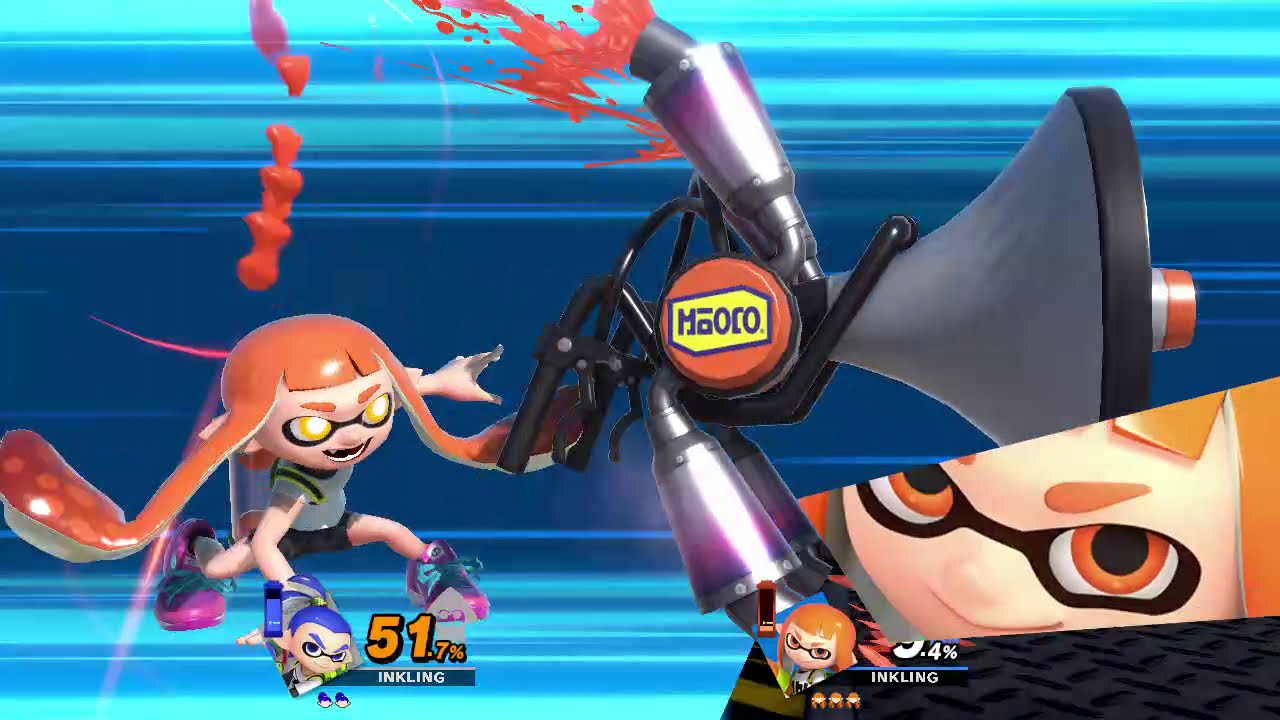 Super Smash Bros. Ultimate (Inkling Boy Vs. Inkling Girl) #2 - YouTube