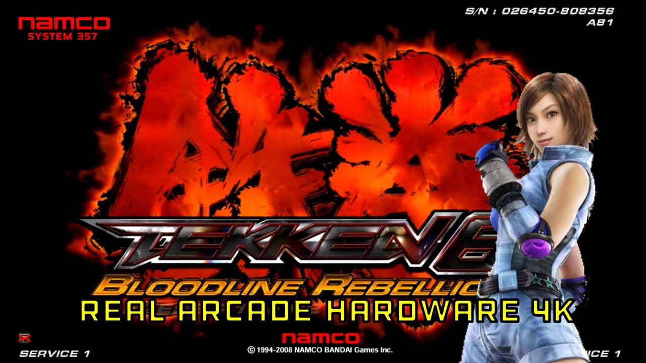 Tekken 6 Bloodline Rebellion Namco System 357 Asuka Kazama 4K 60FPS ...