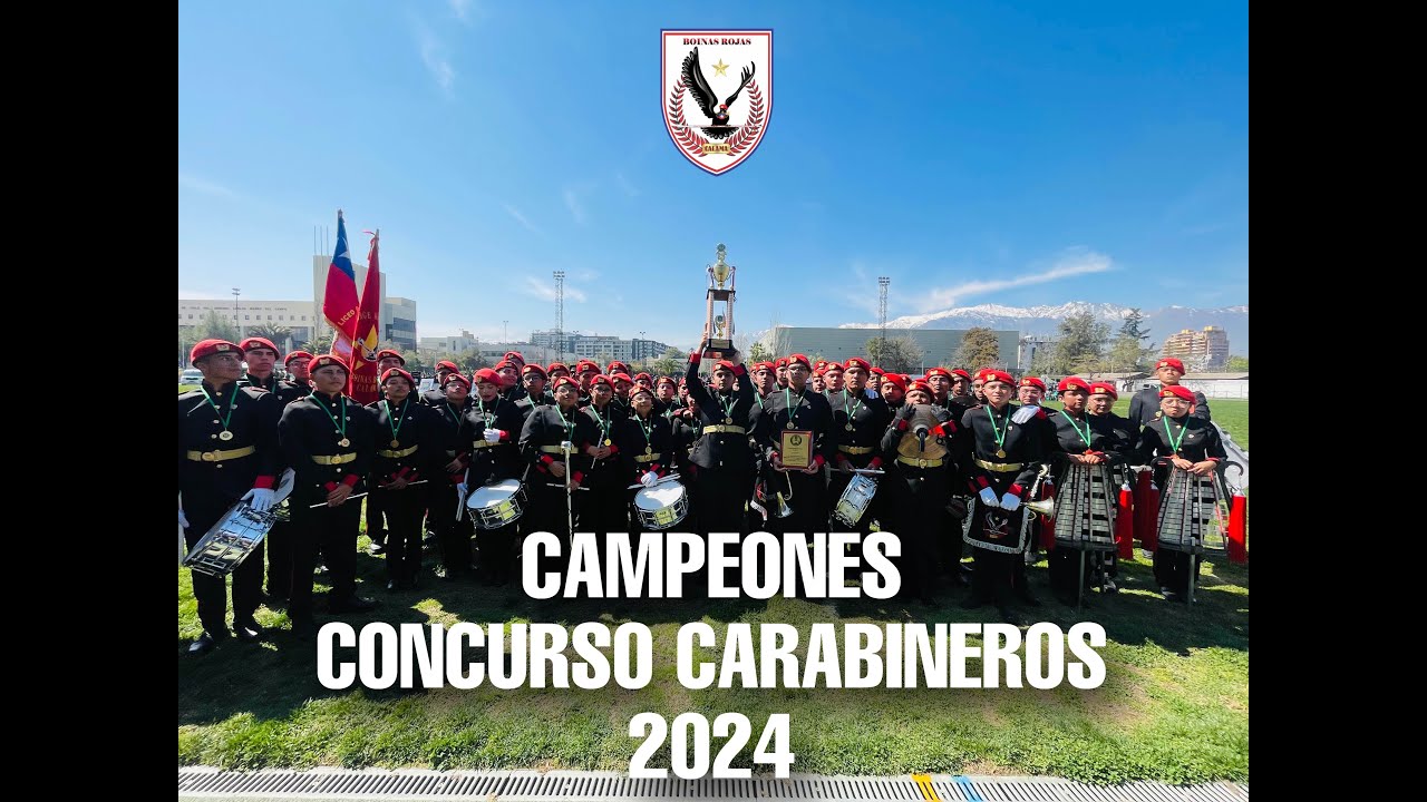 Banda Boinas Rojas - Final II Concurso Carabineros 2024 - YouTube