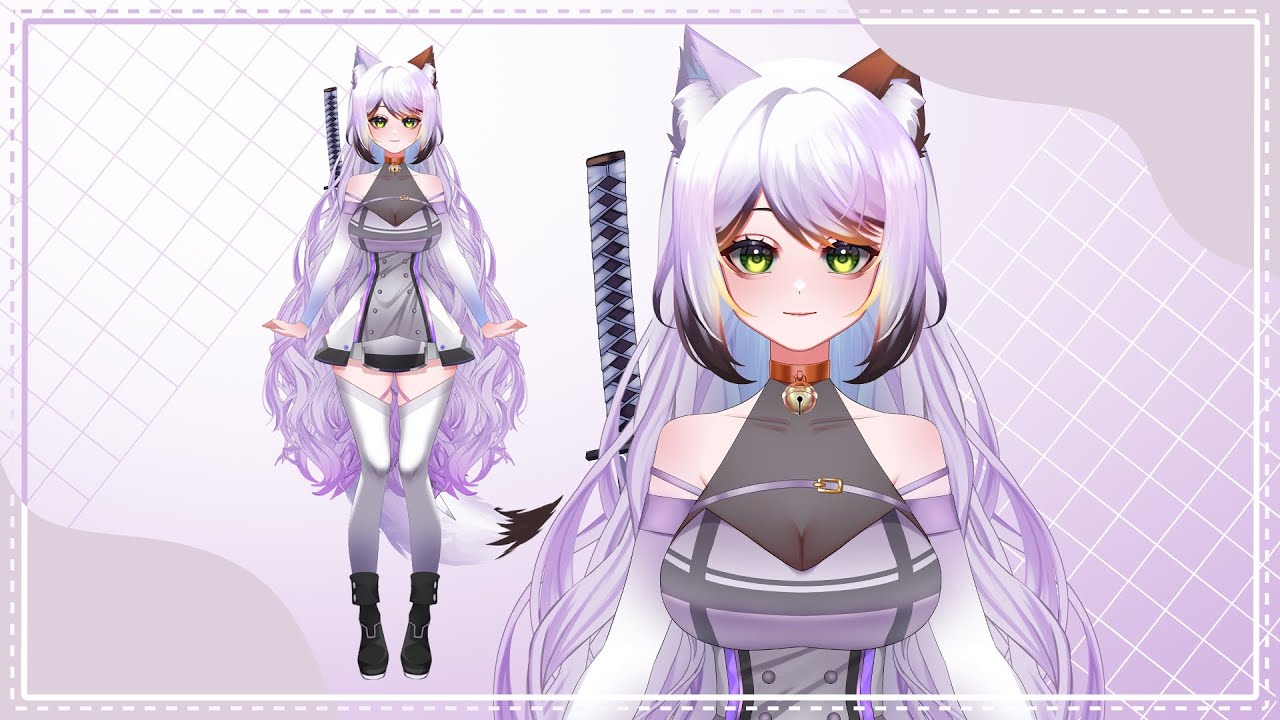 [Vtuber Showcase] Space Cat Girl - Live2D - YouTube