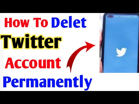 How To Delet Twitter Account Permanently//How To Deactivate Twitter ...