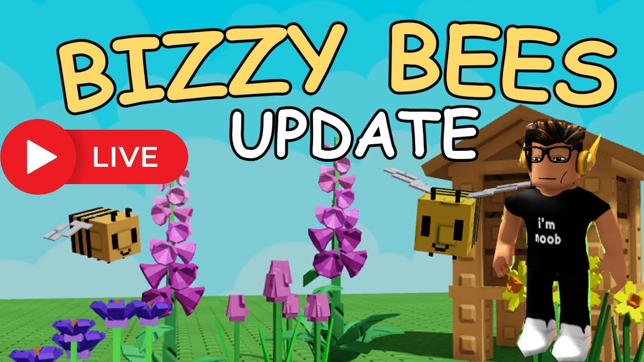 LIVE🔴Grow A Garden Bizzy Bees UPDATE💥🎈🎉 - YouTube
