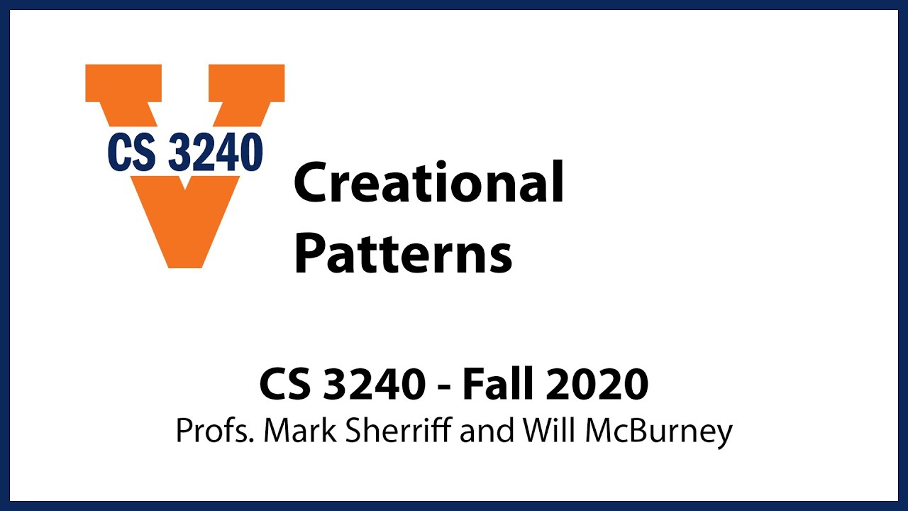 Creational Patterns - YouTube