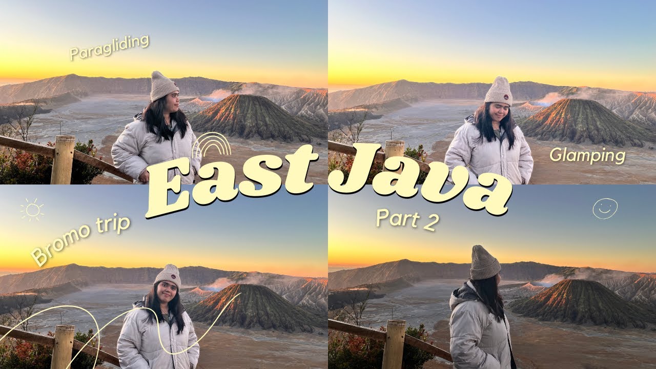 East Java vlog 🇮🇩 Pt.2 | Bromo Tour, Paragliding & Glamping at Malang Batu - YouTube