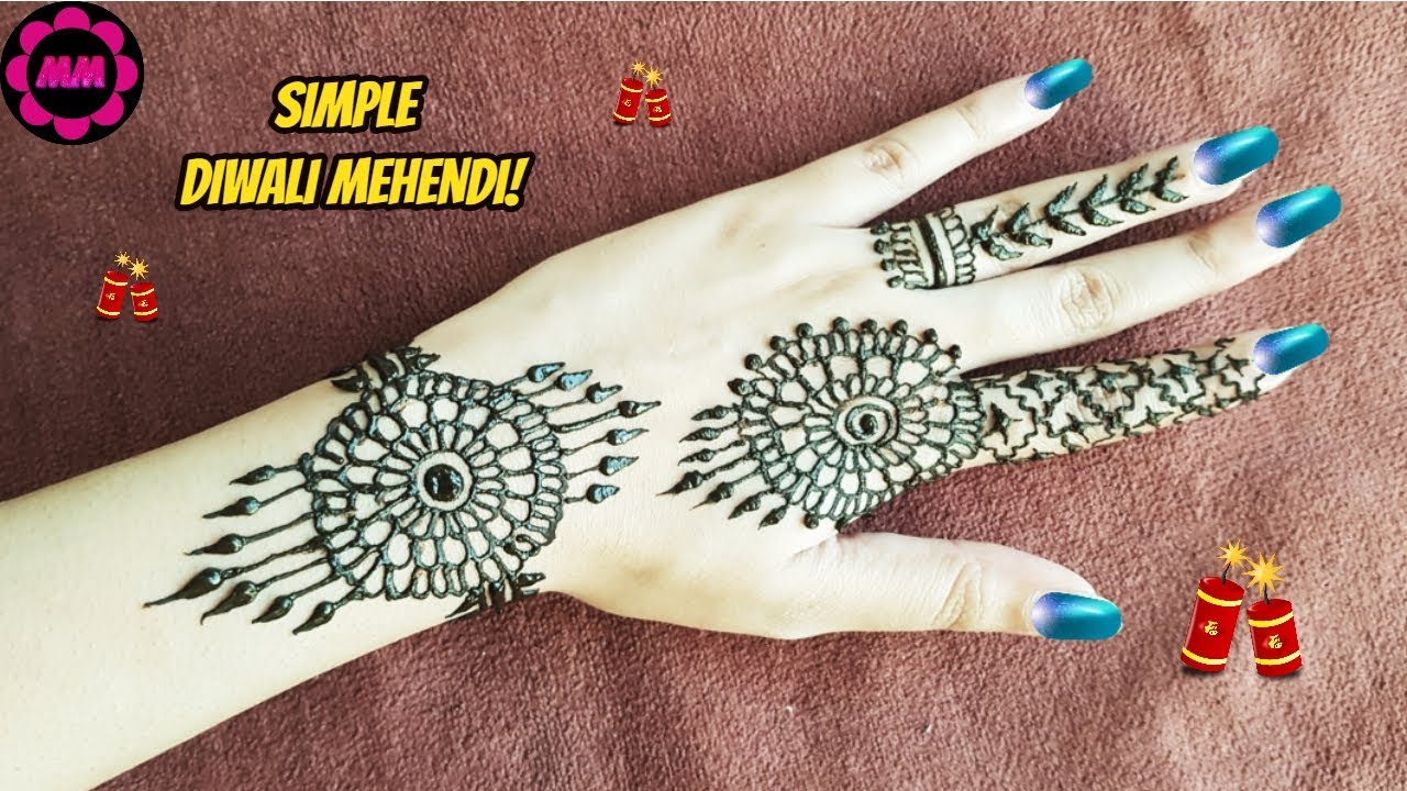 Diwali Special Henna! Pretty Festive Mehendi Design - Party Mehndi for ...