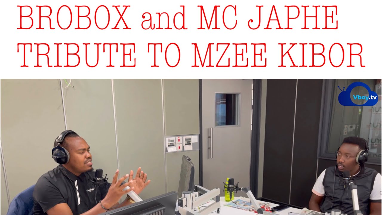 BROBOX and MC JAPHE TRIBUTE TO MZEE KIBOR. - YouTube