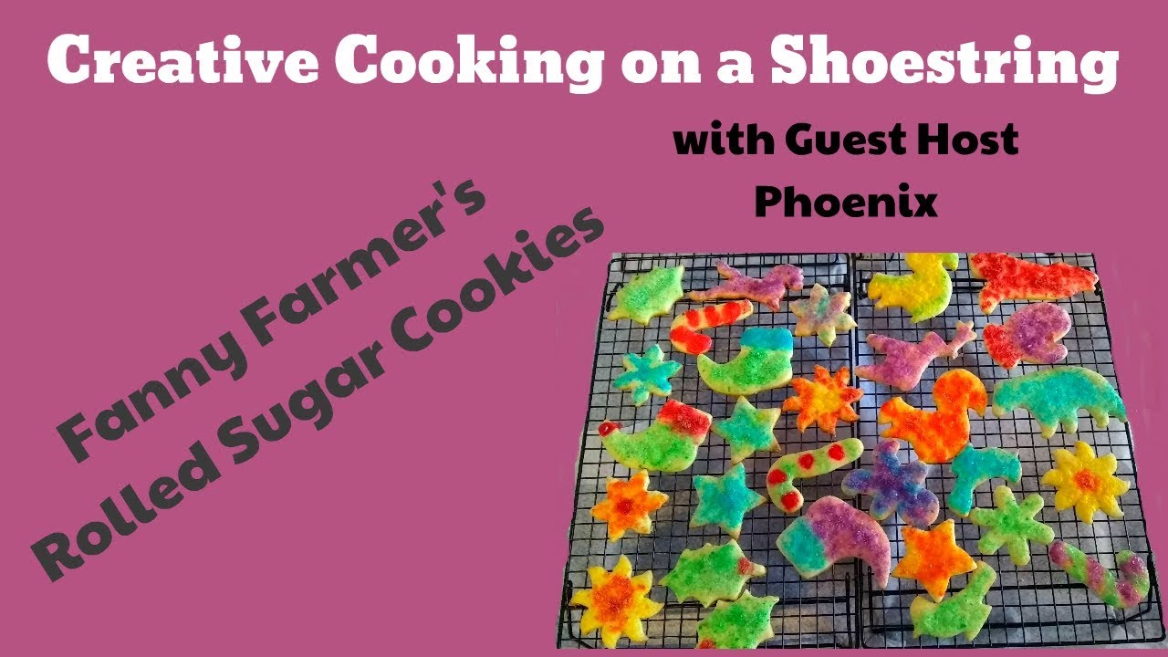 Cookies with Phoenix (Fanny Farmer Sugar Cookies) - YouTube