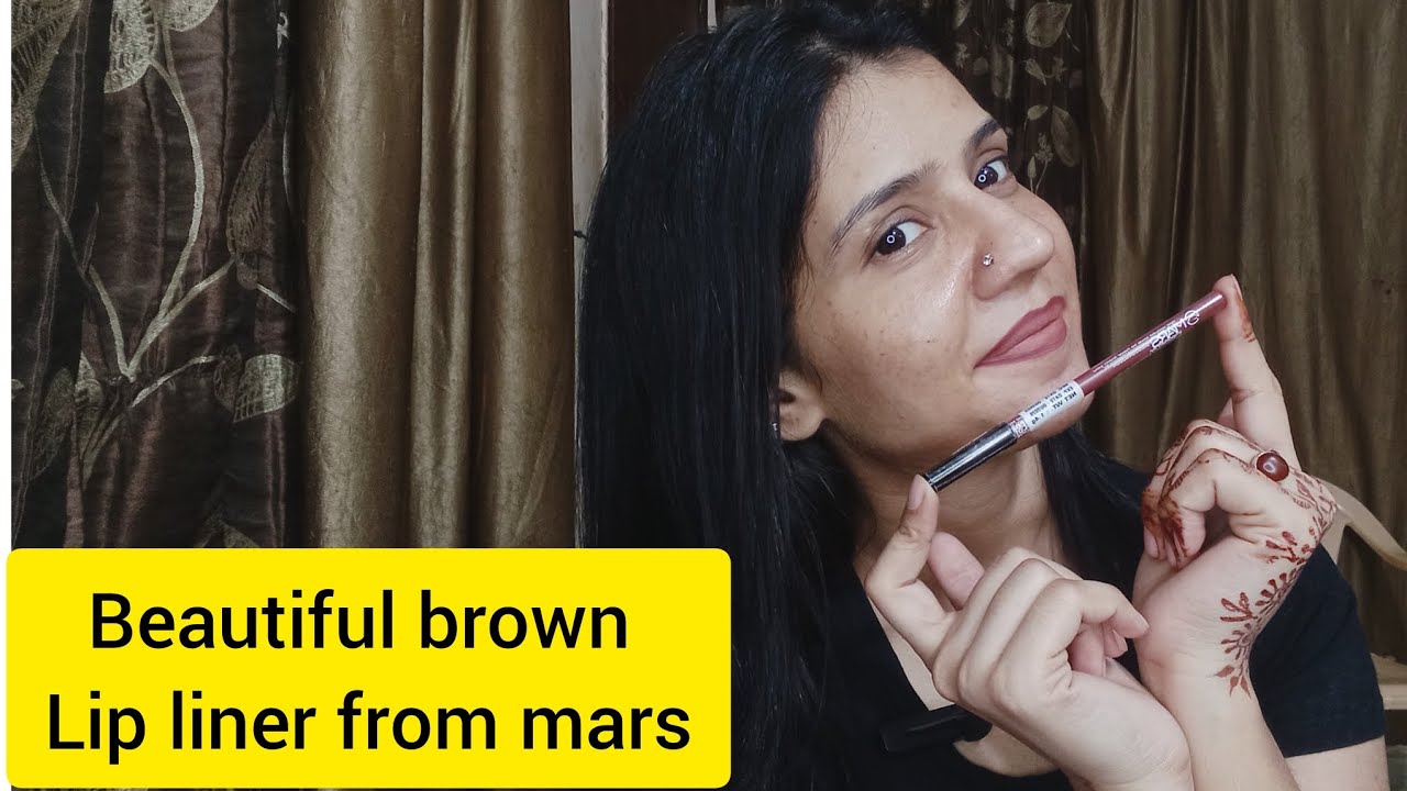 Viral lip combo from Mars||Mars lip liner review 😊 - YouTube