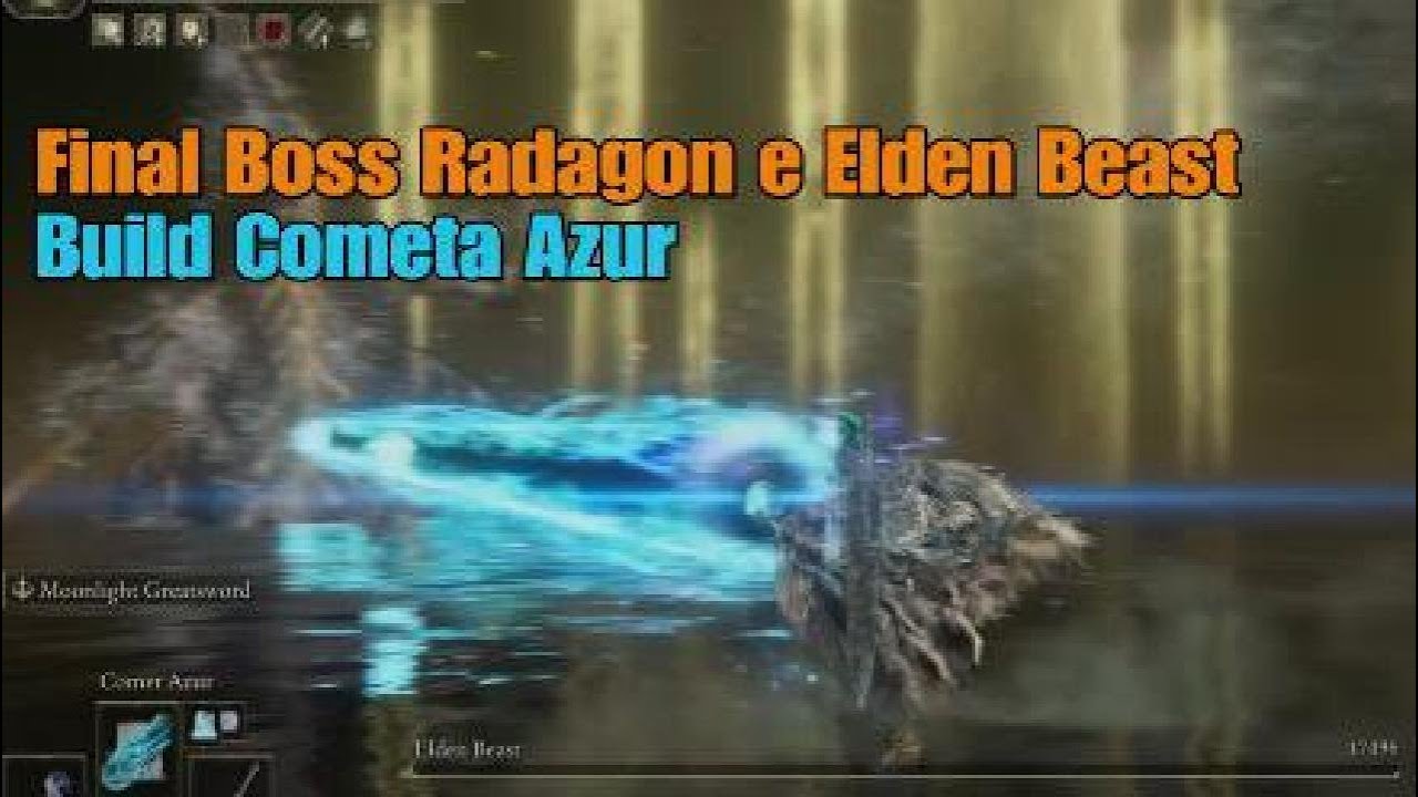 Elden Ring | Radagon e Elden Beast | Build Mago Cometa Azur - YouTube