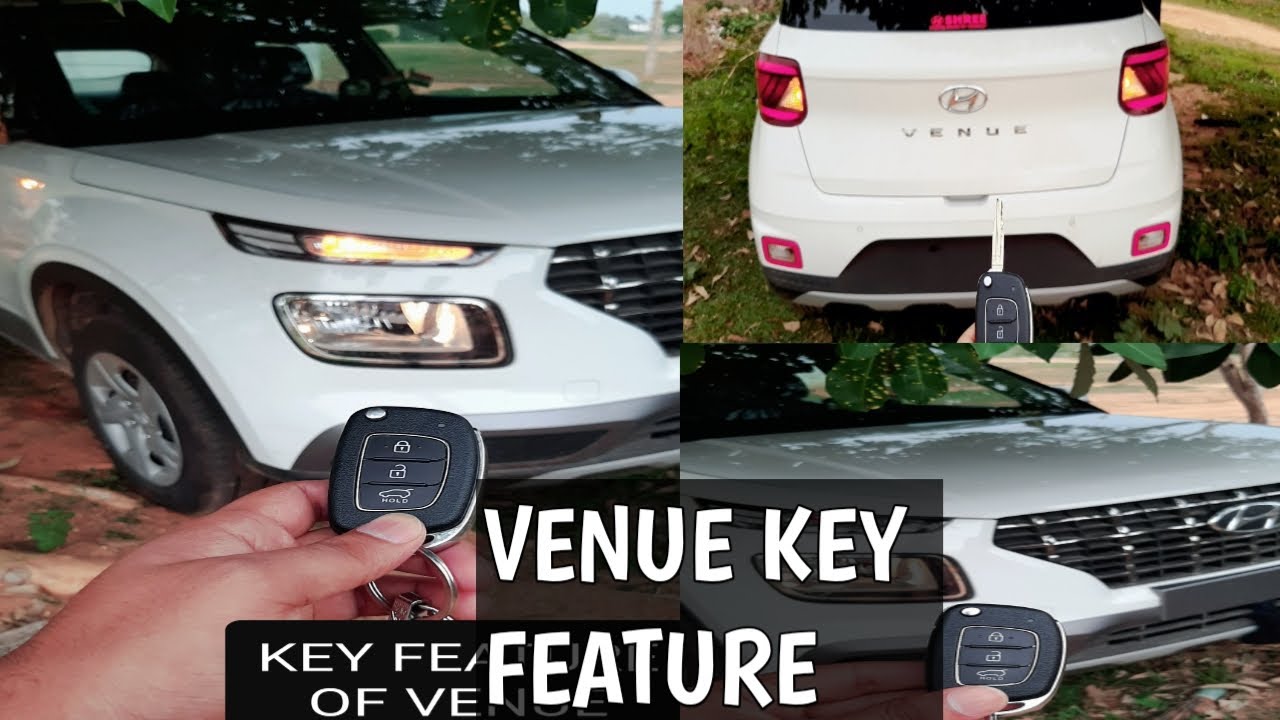 Hyundai Venue S Key Features🔥Flip Key - YouTube