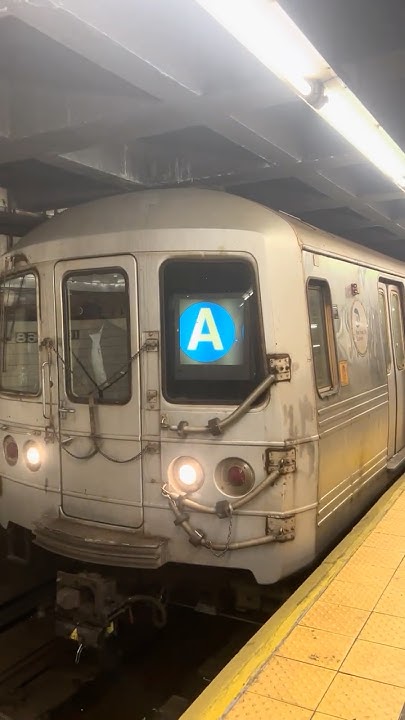 Rockaway Park-Beach 116th Street bound R46 A train leaving 168th Street - YouTube