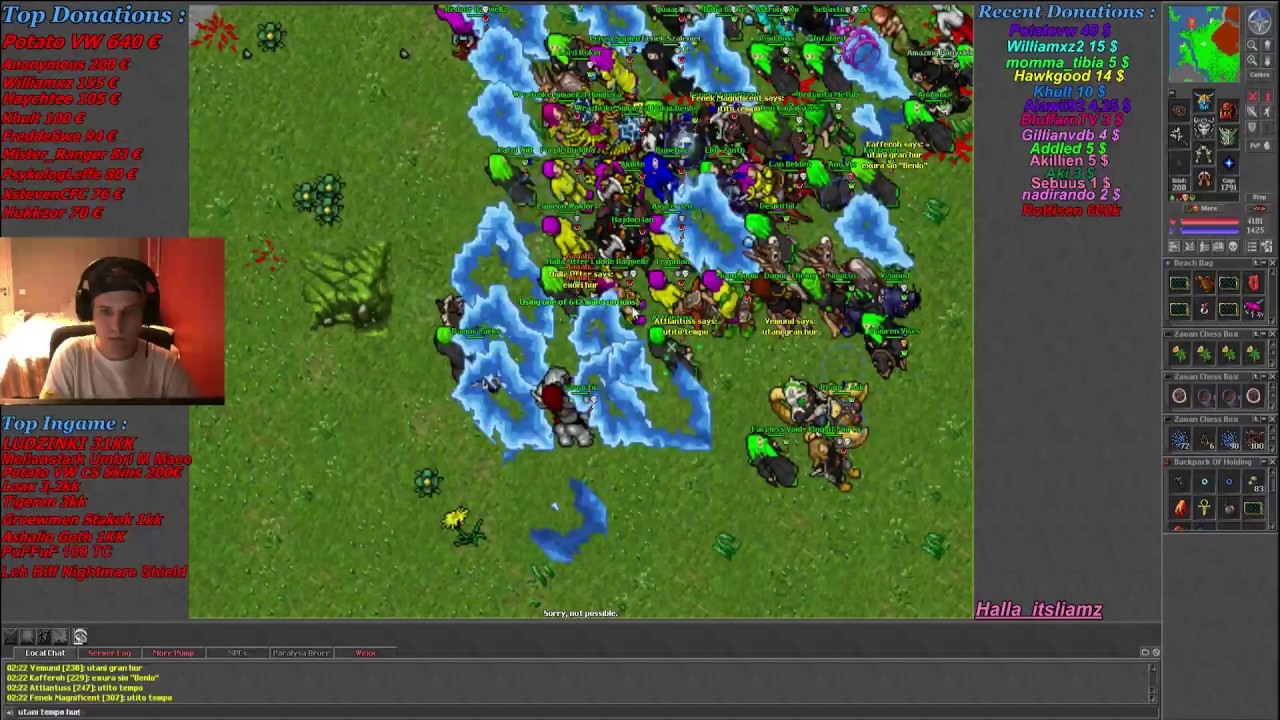 Tibia POT ME IM GONNA CAKE - Venlo Dominator - YouTube