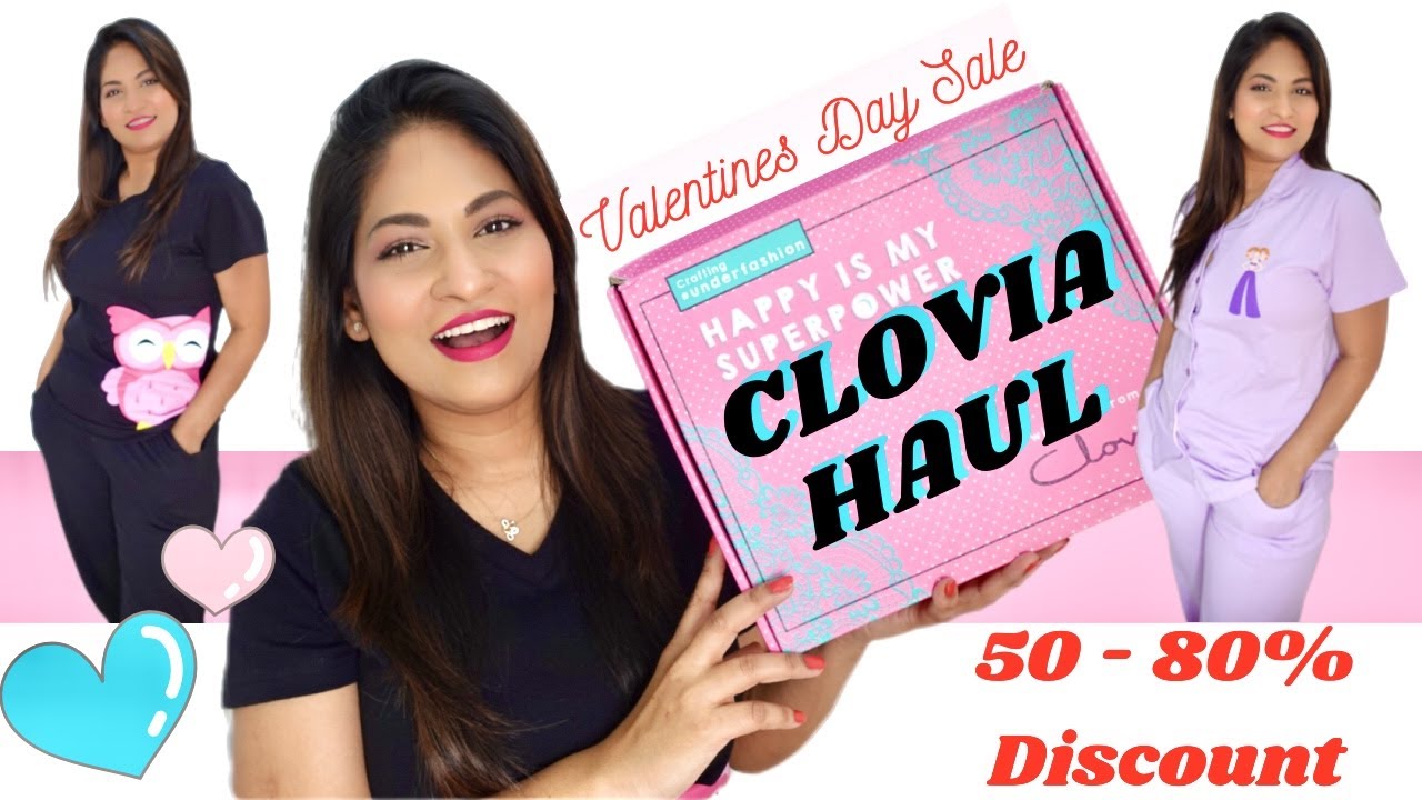 Clovia Try On Hual | Valentine’s Day Sale | 50-80% Discount on ...