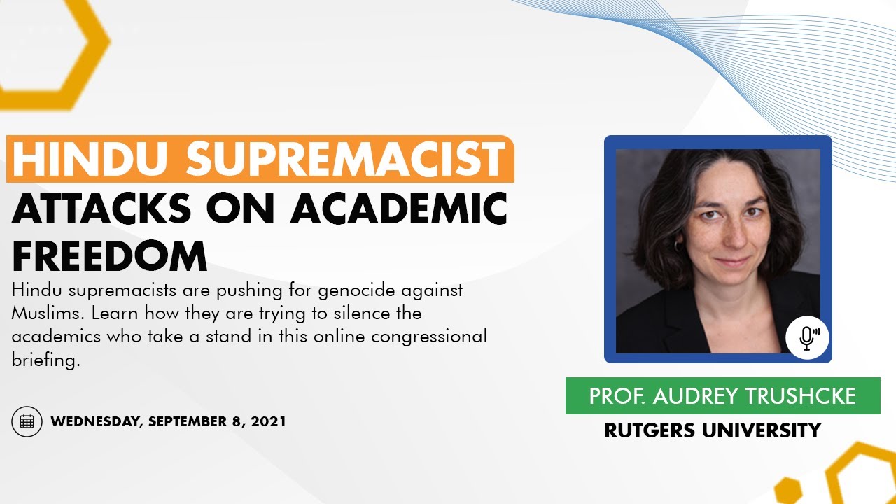 Dr. Audrey Truschke Speaks on Hindu Supremacism & Threats to Academic ...