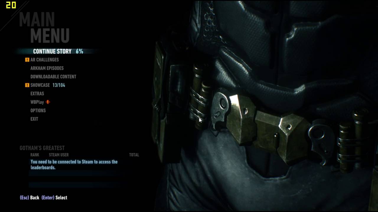 Batman™ Arkham Knight Benchmark on amd radeon r5 m255 (1280x720) - YouTube