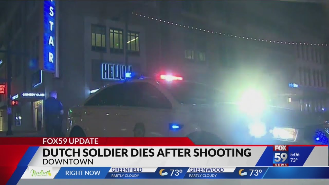 Dutch soldier dies from downtown Indianapolis shooting - YouTube